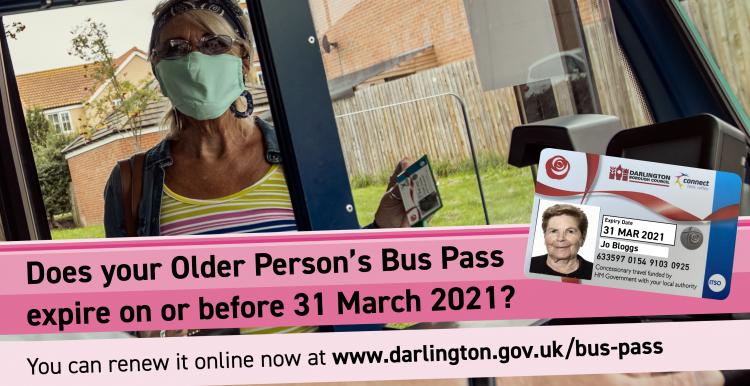 Do you have a Darlington Borough Council Older Person's Concessionary Bus Pass? | Healthwatch ...